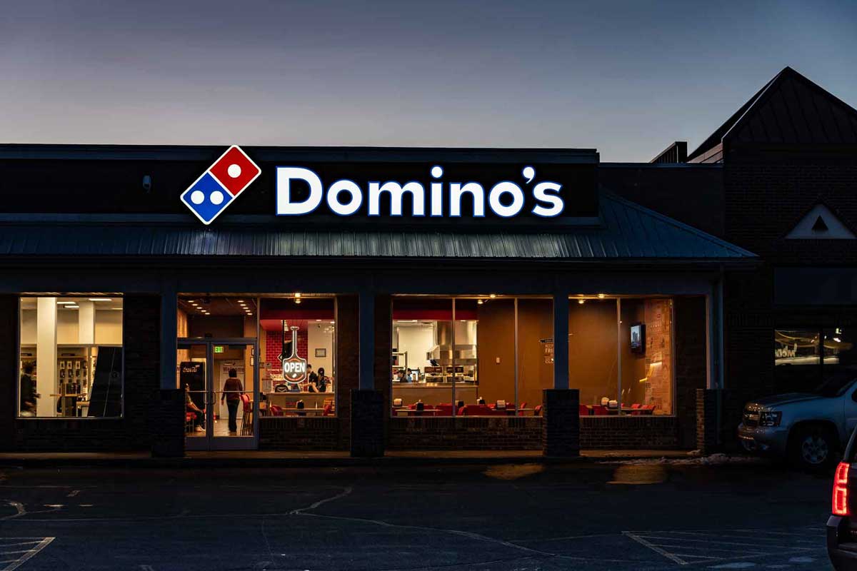 Domino's Signage by Blink Signs