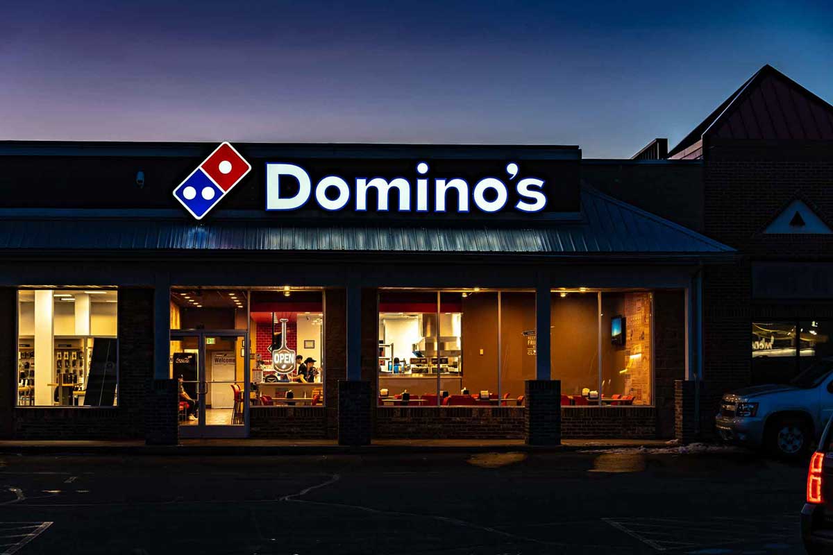 Domino's Signage by Blink Signs