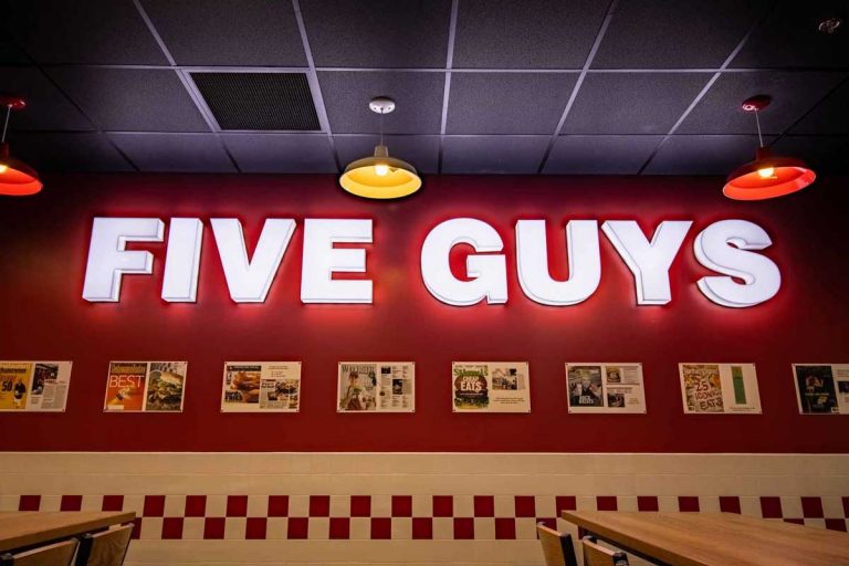 Five Guys Project Portfolio - BlinkSigns | Ohio Sign Company