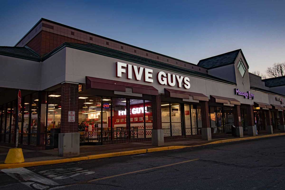 Five Guys Project Portfolio - BlinkSigns | Ohio Sign Company