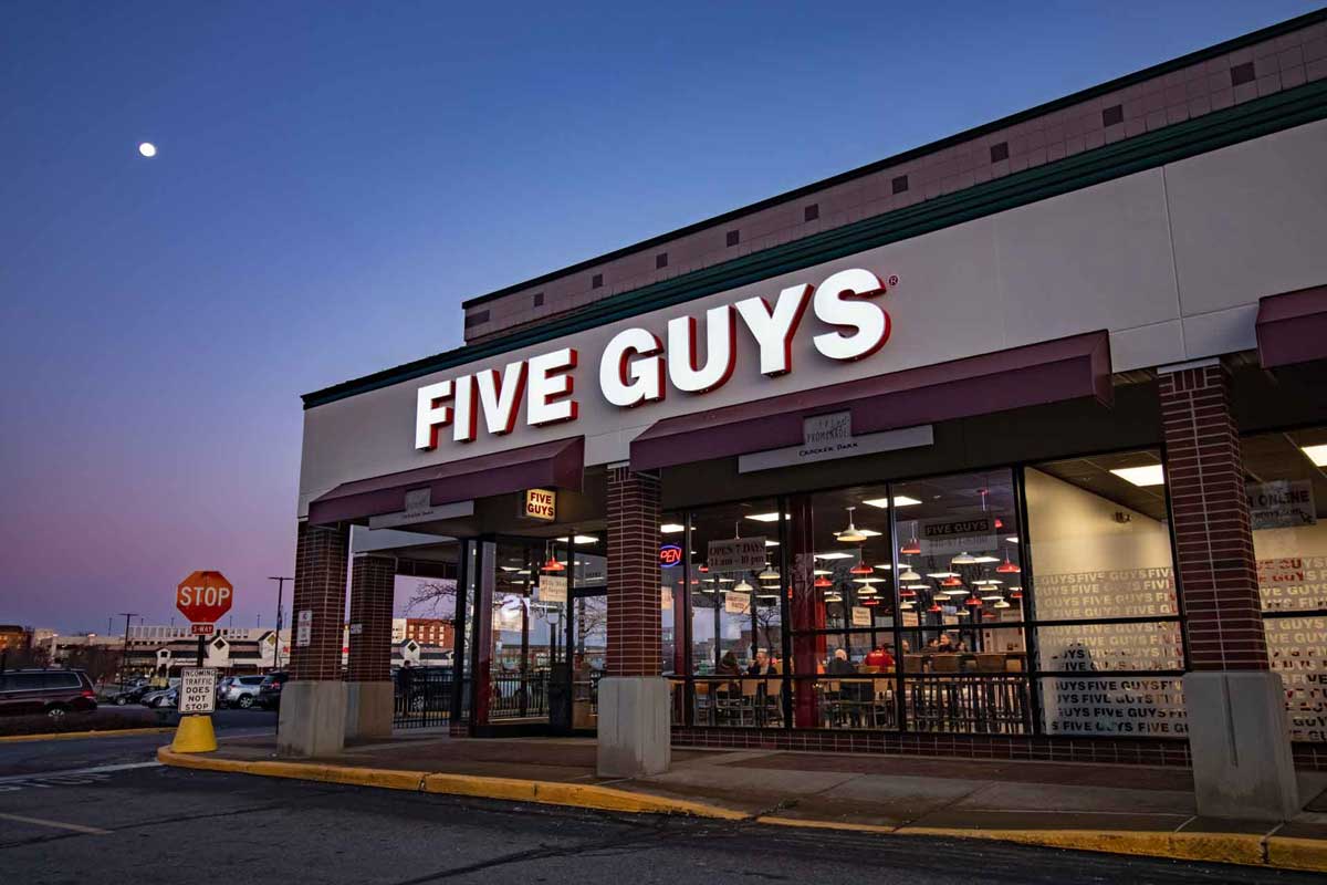 Five Guys Project Portfolio - BlinkSigns | Ohio Sign Company
