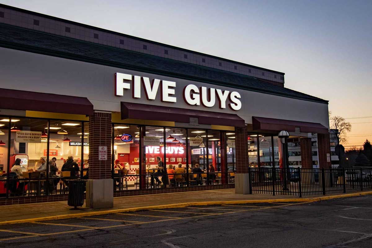 Five Guys Project Portfolio - BlinkSigns | Ohio Sign Company