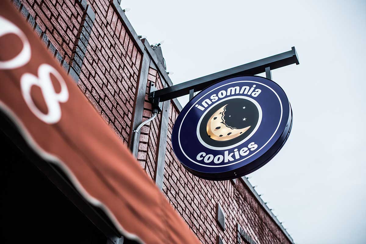 Insomnia Cookies Signage by BlinkSigns