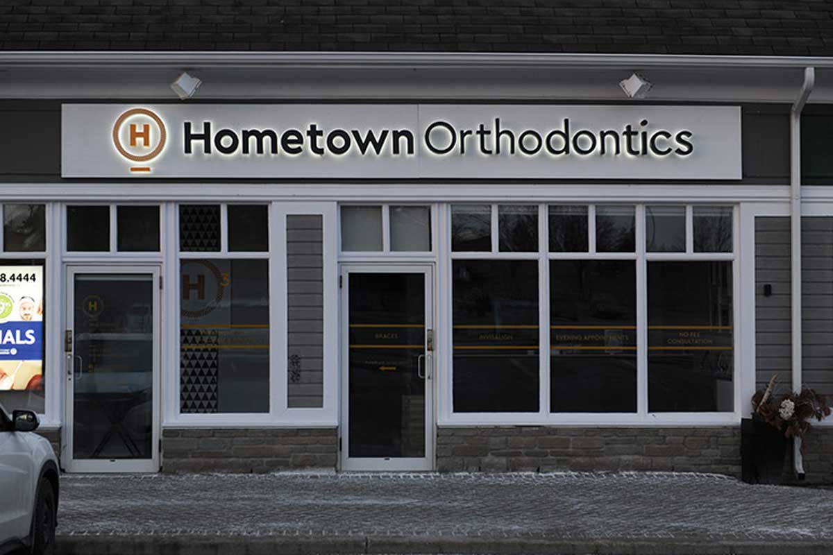 Hometown Orthodontics Signage - BlinkSigns Portfolio