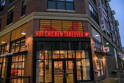 Hot Chicken Takeover Signage by Blinksigns