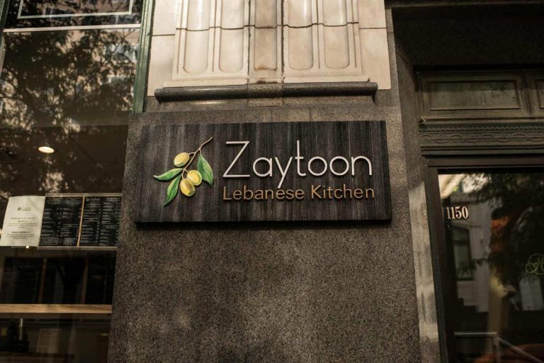 Zaytoon Lebanese Kitchen Signage – BlinkSigns Portfolio