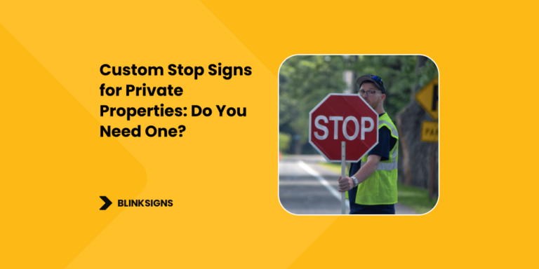 Custom Stop Signs for Private Properties - Ohio Sign Company