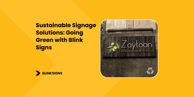 Sustainable signage solutions | Complete guide