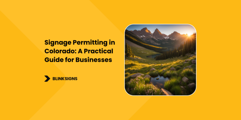 Signage Permitting in Colorado: A Practical Guide for Businesses