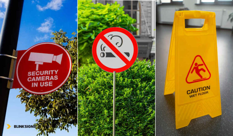 Types of Signs for Business: Full Guide