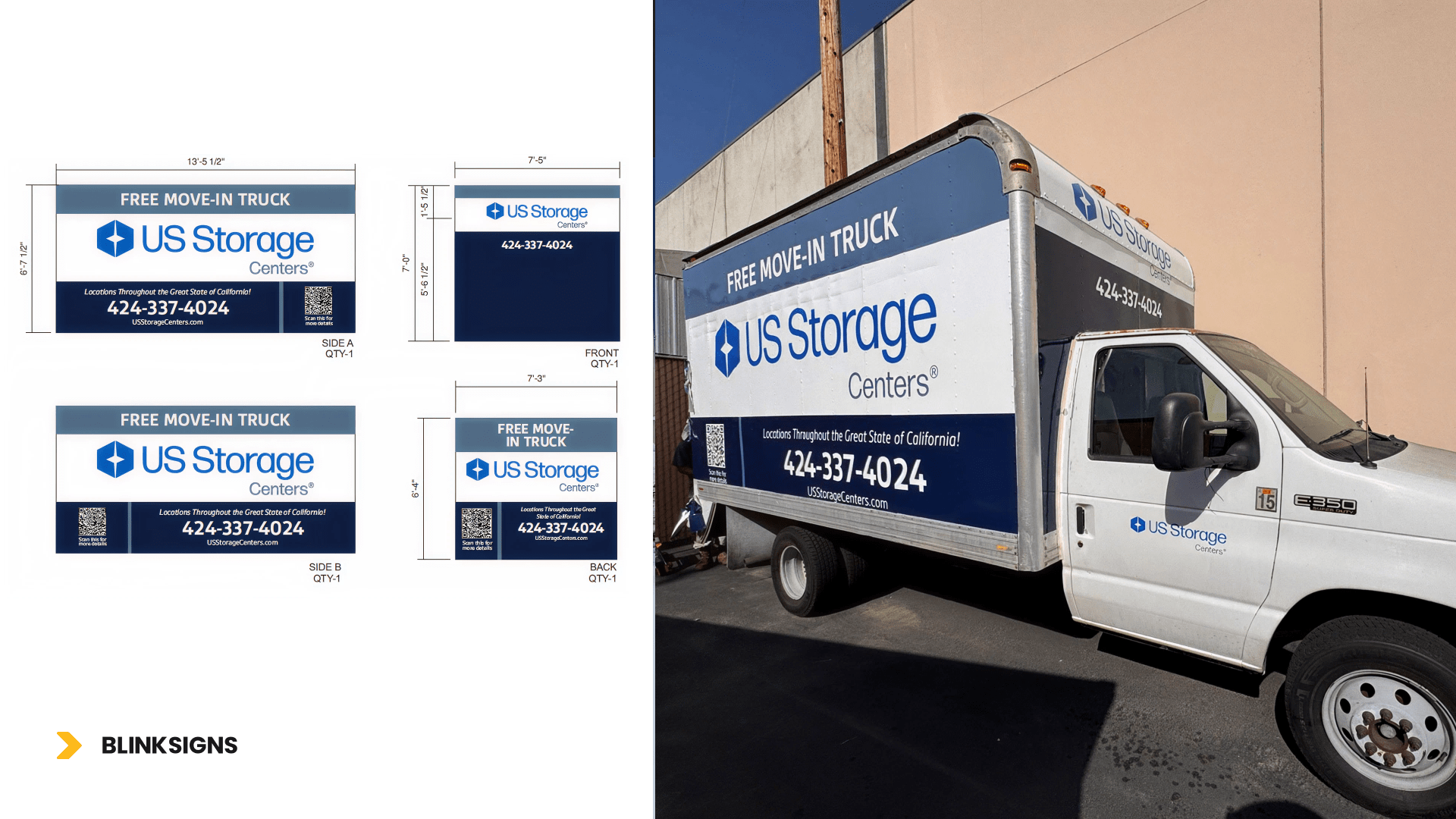 US Storage Vehicle Wrap Case Study | BlinkSigns