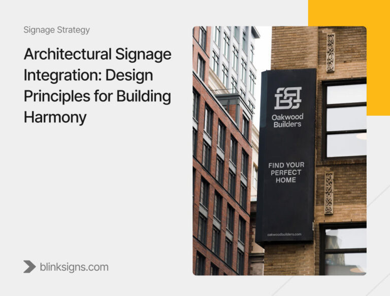 Architectural Signage Integration for Building Harmony