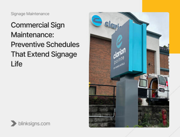 Commercial Sign Maintenance Guide