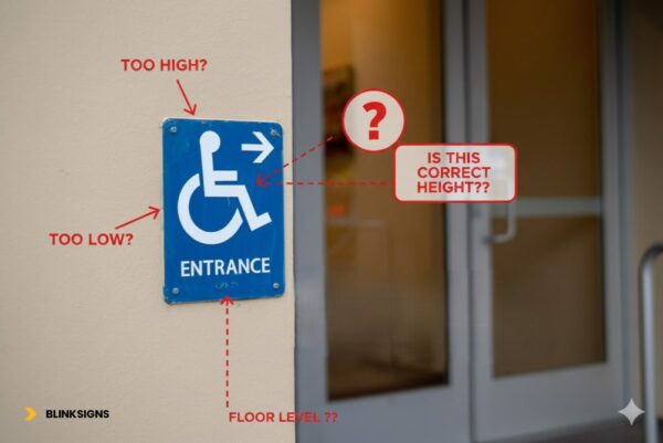 ADA Sign Placement & Installation Guide 2025