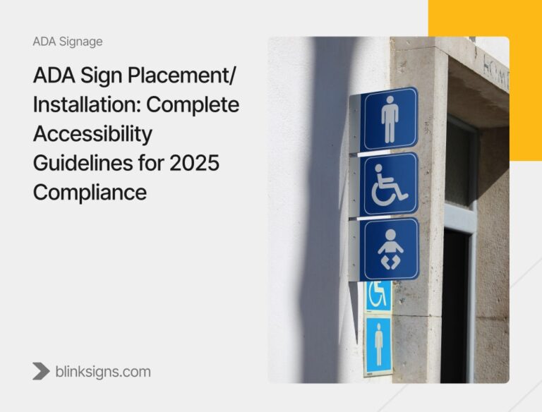 ADA Sign Placement & Installation Guide 2025